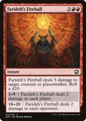 MTGNexus - Farideh's Fireball from Adventures in the Forgotten Realms