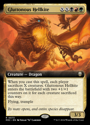 MTGNexus - Gluttonous Hellkite from Modern Horizons 3 Commander