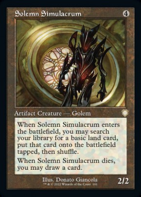 MTGNexus - Solemn Simulacrum from The Brothers' War Commander