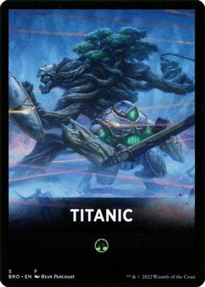 MTGNexus - Titanic from The Brothers' War Jumpstart Front Cards