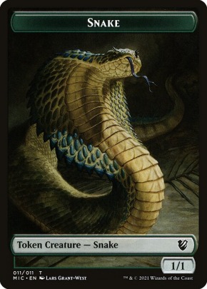 MTGNexus - Snake from Midnight Hunt Commander Tokens