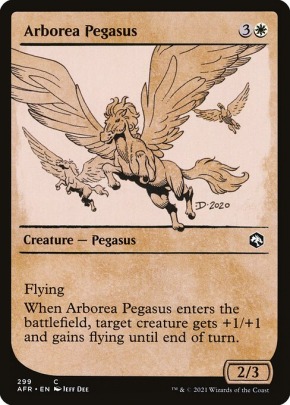 MTGNexus - Arborea Pegasus from Adventures in the Forgotten Realms
