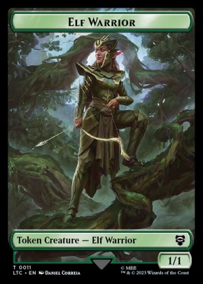MTGNexus - Elf Warrior from Tales of Middle-earth Commander Tokens