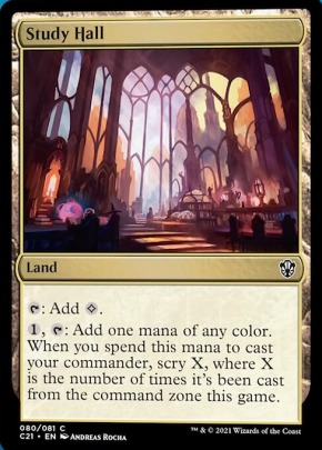 MTGNexus - Study Hall from Commander 2021