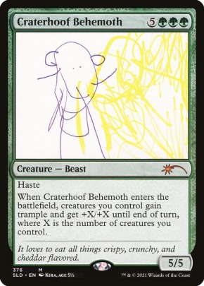 MTGNexus - Craterhoof Behemoth from Secret Lair Drop Series