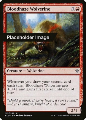 MTGNexus - Bloodhaze Wolverine from Jumpstart: Historic Horizons