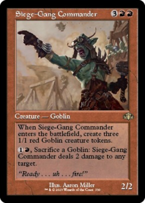 MTGNexus - Siege-Gang Commander from Dominaria Remastered