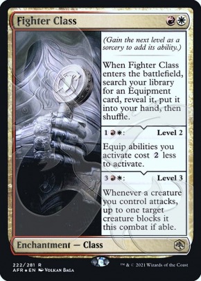 MTGNexus - Fighter Class from Adventures in the Forgotten Realms Promos