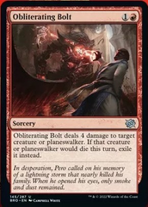 MTGNexus - Obliterating Bolt from The Brothers' War