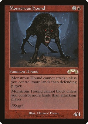 MTGNexus - Monstrous Hound from Exodus