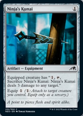 MTGNexus - Ninja's Kunai from Kamigawa: Neon Dynasty