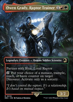 MTGNexus - Owen Grady, Raptor Trainer from Jurassic World Collection