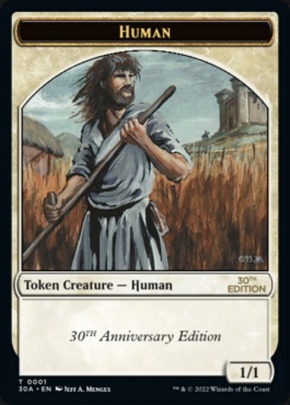 MTGNexus - Human from 30th Anniversary Tokens
