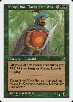 MTGNexus - Meng Huo, Barbarian King from Portal Three Kingdoms