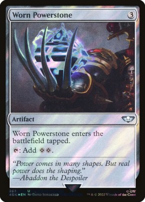MTGNexus - Worn Powerstone from Warhammer 40,000 Commander