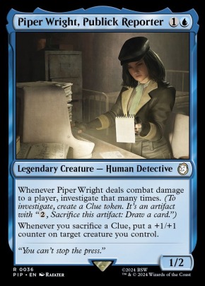 MTGNexus - Piper Wright, Publick Reporter from Fallout