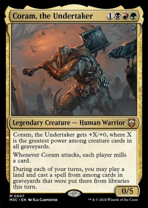 MTGNexus - Coram, the Undertaker from Modern Horizons 3 Commander