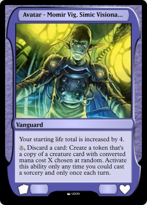 MTGNexus - Momir Vig, Simic Visionary Avatar from Magic Online Avatars