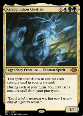 MTGNexus - Karador, Ghost Chieftain from Magic Online Promos