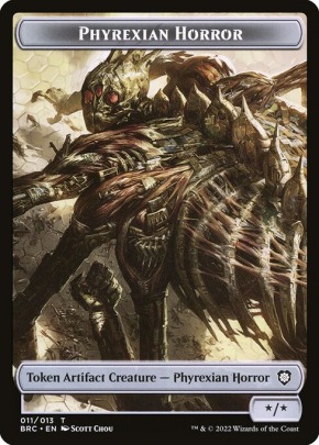 MTGNexus - Phyrexian Horror from The Brothers' War Commander Tokens