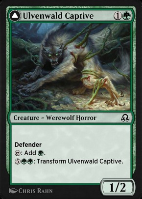 MTGNexus - Ulvenwald Captive // Ulvenwald Abomination from Shadows Over Innistrad Remastered