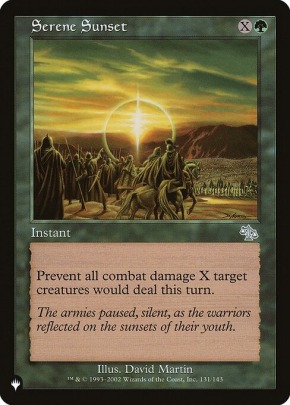 MTGNexus - Serene Sunset from The List