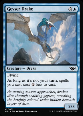 MTGNexus - Geyser Drake from Outlaws of Thunder Junction