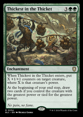 MTGNexus - Thickest in the Thicket from Bloomburrow Commander