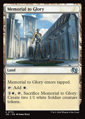 MTGNexus - Memorial to Glory from Foundations Jumpstart