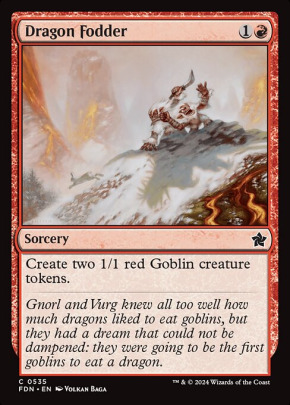 MTGNexus - Dragon Fodder from Foundations