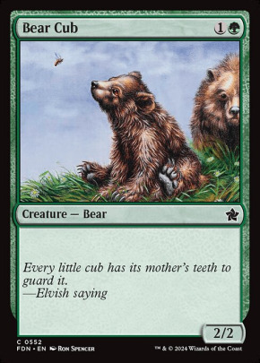 MTGNexus - Bear Cub from Foundations