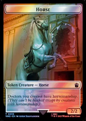 MTGNexus - Horse from Doctor Who Tokens