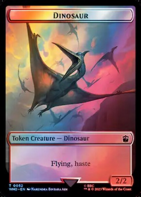 MTGNexus - Dinosaur from Doctor Who Tokens