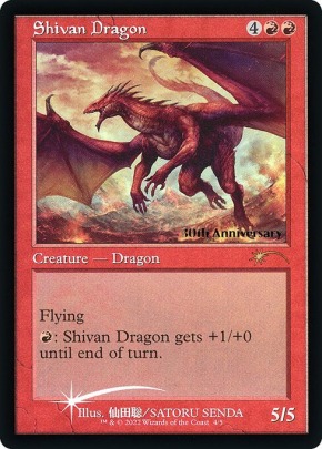 MTGNexus - Shivan Dragon from 30th Anniversary History Promos