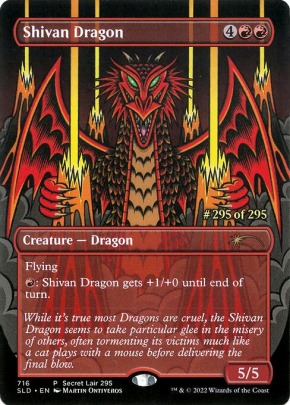 MTGNexus - Shivan Dragon from Secret Lair Drop Series