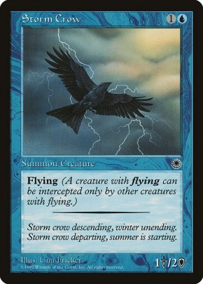 MTGNexus - Storm Crow from Portal Demo Game