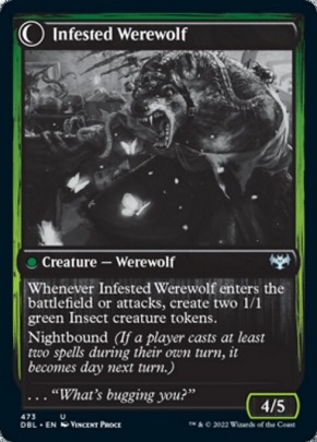 MTGNexus - Infestation Expert // Infested Werewolf from Innistrad: Double Feature