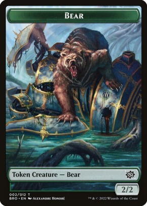 MTGNexus - Bear from The Brothers' War Tokens
