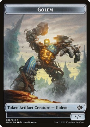 MTGNexus - Golem from The Brothers' War Tokens