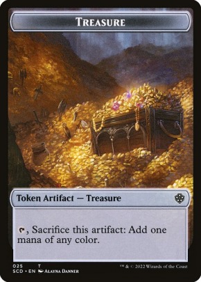 MTGNexus - Treasure from Starter Commander Deck Tokens