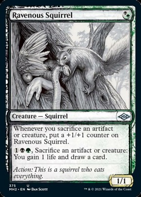 MTGNexus - Ravenous Squirrel from Modern Horizons 2