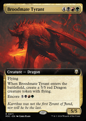MTGNexus - Broodmate Tyrant from Modern Horizons 3 Commander