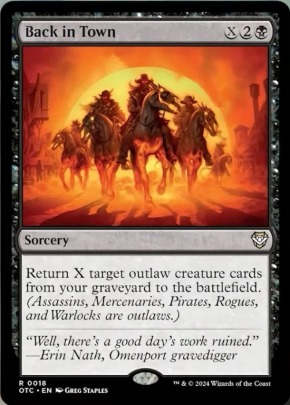 MTGNexus - Back in Town from Outlaws of Thunder Junction Commander