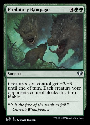 MTGNexus - Predatory Rampage from Commander Masters