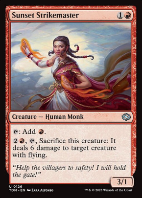 MTGNexus - Sunset Strikemaster from Tarkir: Dragonstorm