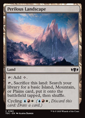 MTGNexus - Perilous Landscape from Tarkir: Dragonstorm Commander