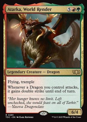 MTGNexus - Atarka, World Render from Tarkir: Dragonstorm Commander