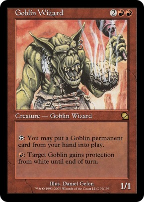 MTGNexus - Goblin Wizard from Masters Edition