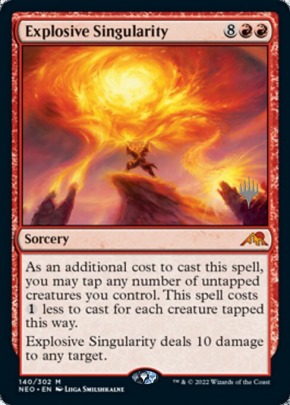MTGNexus - Explosive Singularity from Kamigawa: Neon Dynasty Promos