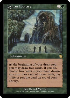 MTGNexus - Sylvan Library from Masters Edition
